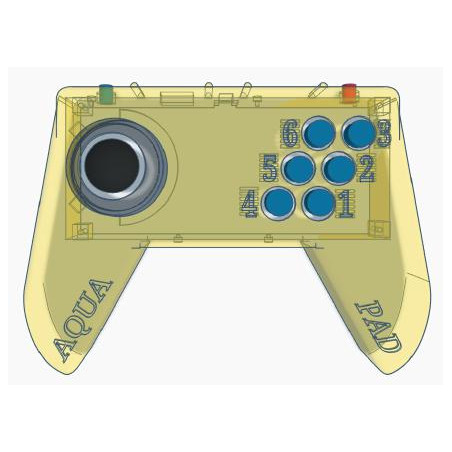 AquaPad - Joypad controller for Mattel Aquarius
